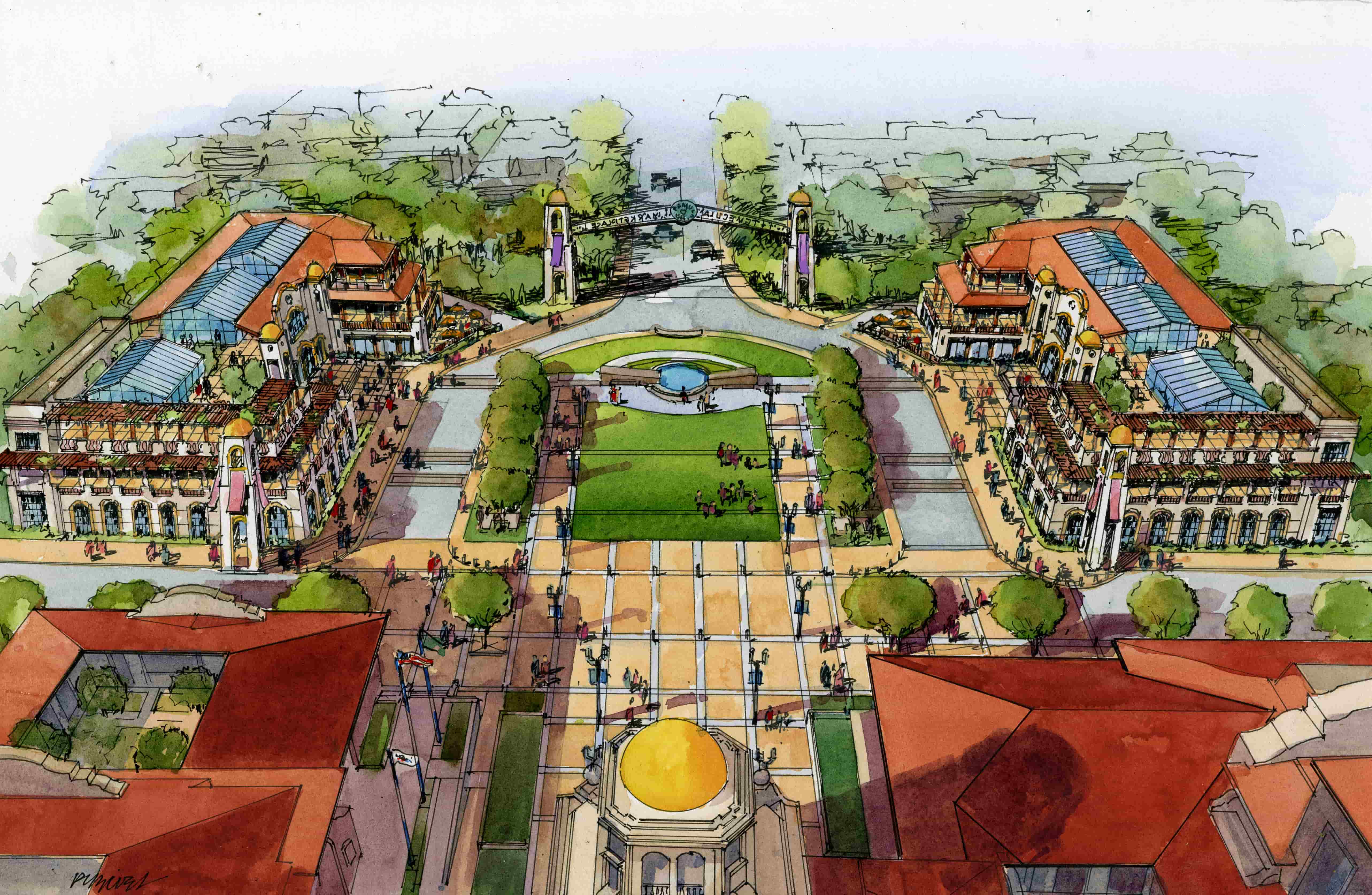 Old Town Marketplace Elevation - Truax Development